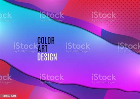 밝은 물결 모양의 삼각형 그라데이션 색상 웹 인쇄 커버 디자인을 위한 기하학적 기성용 템플릿 벡터 0명에 대한 스톡 벡터 아트 및 기타 이미지 Istock