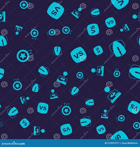 Set Game Rating With Medal Computer Mouse Vs Versus Battle And Joystick For Arcade Machine On