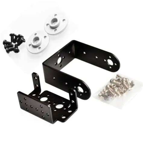 1set 2 Dof Short Pan And Tilt Servos Bracket Sensor Mount Kit For