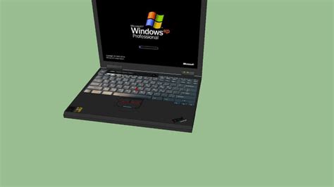 Ibm Thinkpad T21 Laptop 3d Warehouse