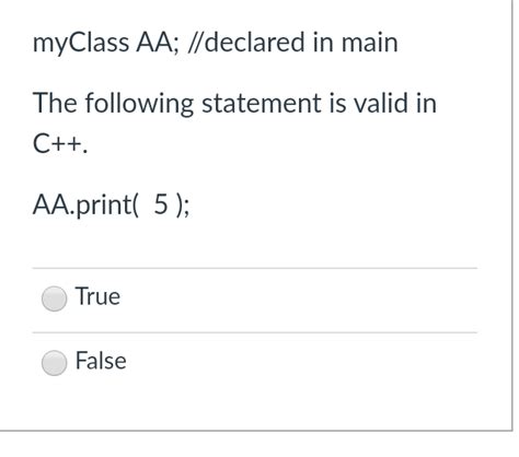 Solved Question 17 15 Pts Given The Declaration Class