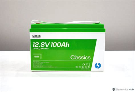 Siekon 12v 100ah Lifepo4 Battery Review Electronicshub Usa