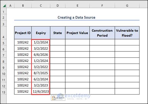 How To Create A Data Source In Excel Steps