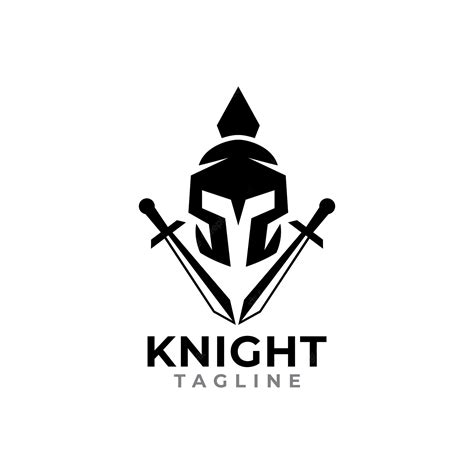 Premium Vector Spartan Knight Helmet Logo Design