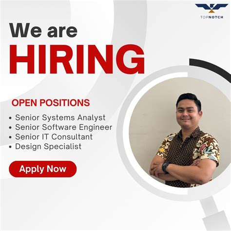Topnotch Human Capital On Linkedin Hiring Jobopening