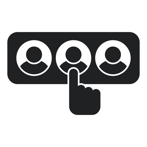 Internet Interaction Icon Simple Vector Business Person 16159860