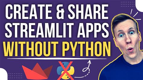 How To Build And Share Streamlit Apps Without Installing Python Python And Vba