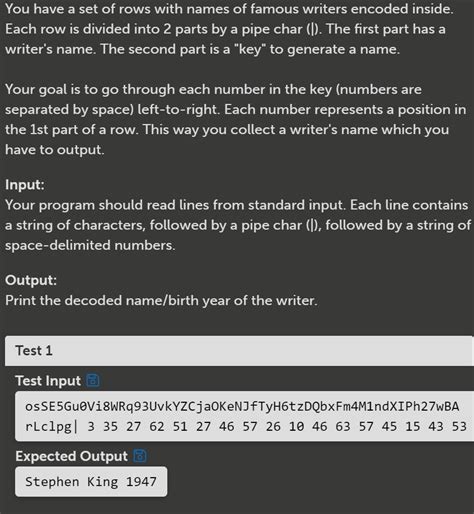 Solved You Have A Set Of Rows With Names Of Famous Writers Chegg Com