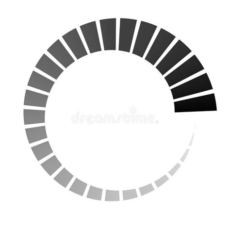 Progress Steps Phases Indicator Preloader Buffer Shape Stock Vector