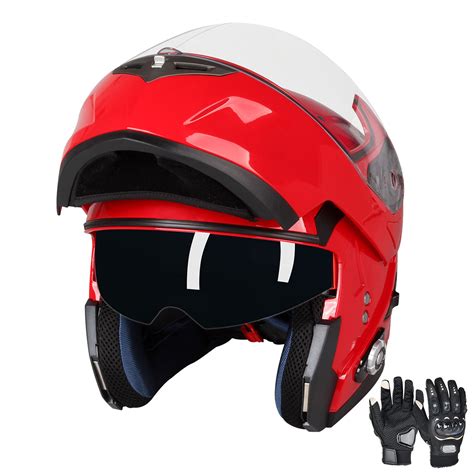 Modular Dual Visor Bluetooth Motorcycle Helmet With Ubuy India