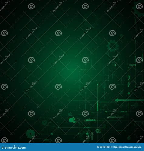 Vector Abstract Background Technology Circuit Design Stock Vector Illustration Of Shape