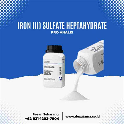 Merck Iron Ii Sulfate Heptahydrate Id