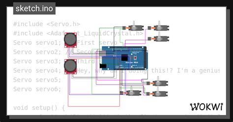 Robo Arms Wokwi Esp32 Stm32 Arduino Simulator