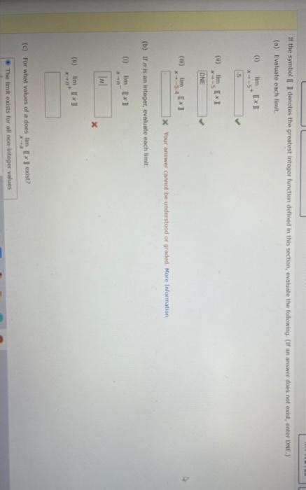 Solved If The Symbol I Denotes The Greatest Integer Function