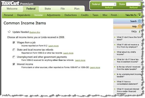 H R Block TaxCut Premium Federal State E File