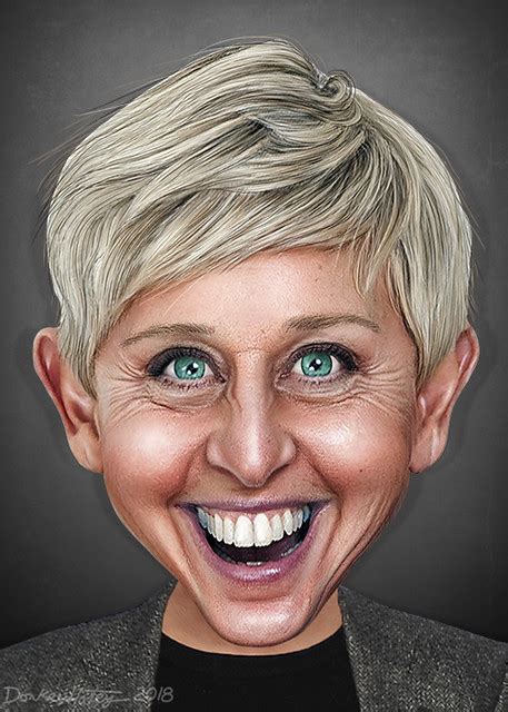 Ellen Degeneres Caricature Ellen Lee Degeneres Aka Elle… Flickr