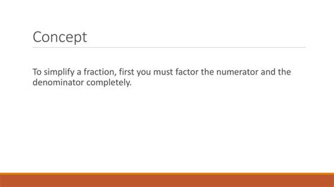 Simplifying Fractions Ppt Download