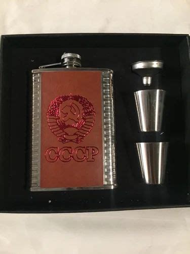 8oz Alcohol Hip Flask Steel Glass With Funnel Cups Box Set At ₹ 500 00 New Delhi Id