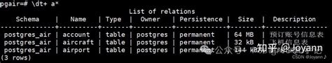 技巧如何查看psql快捷命令对应的sql 知乎