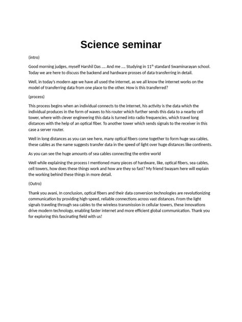 Scirpt Science Pdf Optical Fiber Transmission Medium