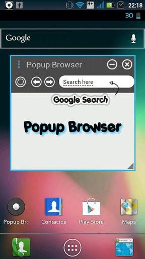 Navegador Web PopUp Para Android Tudo Em Tecnologia