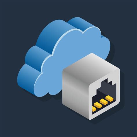 Ethernet Isometric 3d Illustration 17198574 Vector Art At Vecteezy
