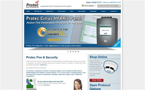 Protec Fire Detection Plc Nelson Lancashire Bb9 6rt