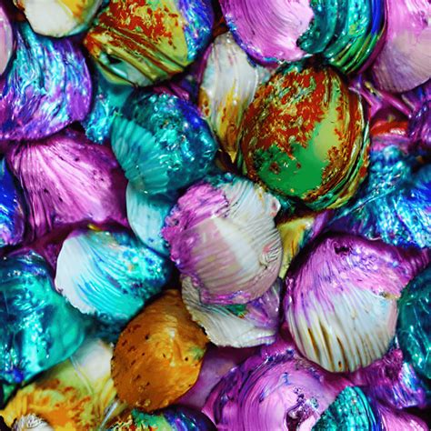 Colorful Seashell Pattern Digital Graphic Creative Fabrica