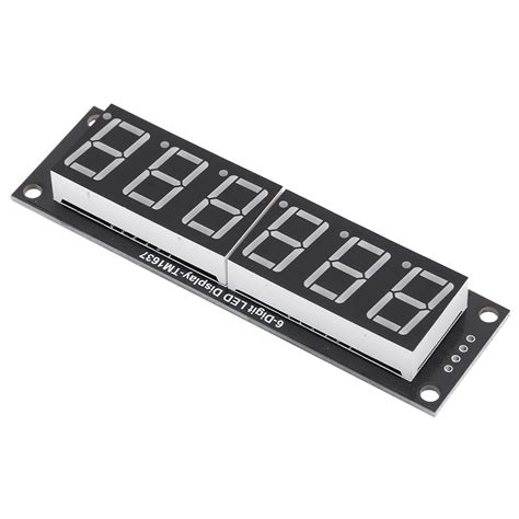 Módulo Led Digital De 056 Pulgadas Tm1637 De 6 Dígitos Y 7 Segmentos Para Arduino Azul