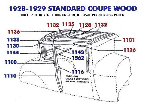 1928 Model A Quarter Window Wood The Hamb