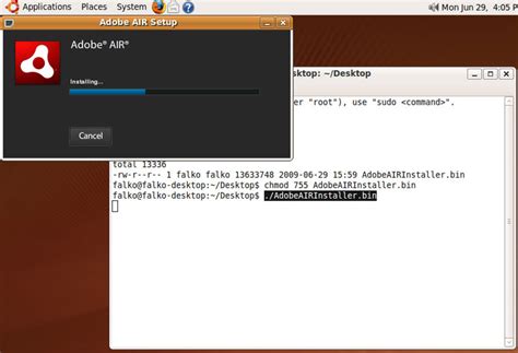 Installing Adobe AIR For Linux On Ubuntu I