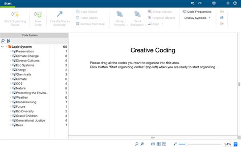 Start Creative Coding And Select Codes