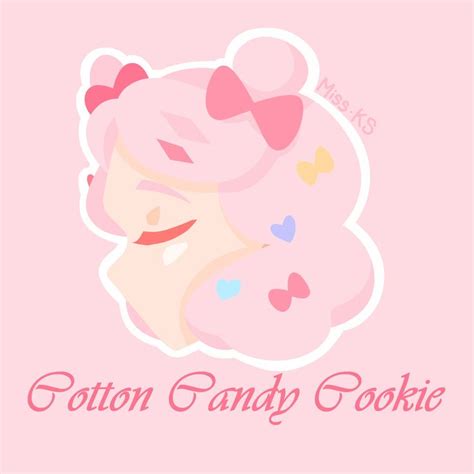 Cotton Candy Cookie Chibi Cotton Candy Cookies Cookie Games Cookie Run