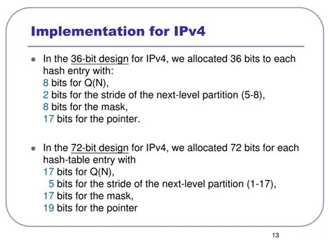 Ppt Recursively Partitioned Static Ip Router Table Powerpoint