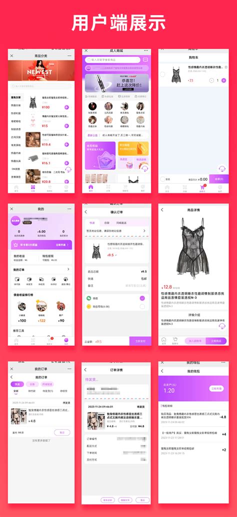 成人用品商城系统 盛益聚网络科技