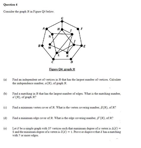 Solved Question 4consider The Graph R ﻿in Figure Q4