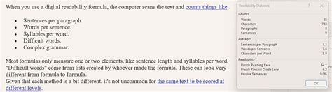 Readability Formulas Part 1 What Are They Really Measuring