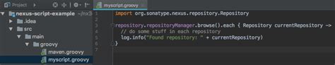 Nexus Repository 3 Groovy Script Development Environment Setup Sonatype Support