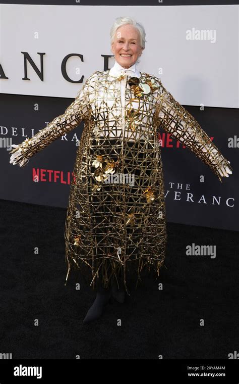 Los Angeles Ca 28th Aug 2024 Glenn Close At The Netflix Premiere Of