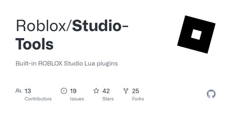 GitHub Roblox Studio Tools Built In ROBLOX Studio Lua Plugins