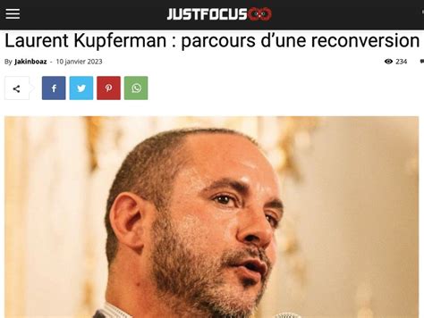 Un Sympathique Portrait De Laurent Kupferman Hiram Be