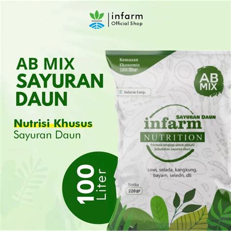 Jual Nutrisi Ab Mix Daun Dan Buah Hidroponik Shopee Indonesia