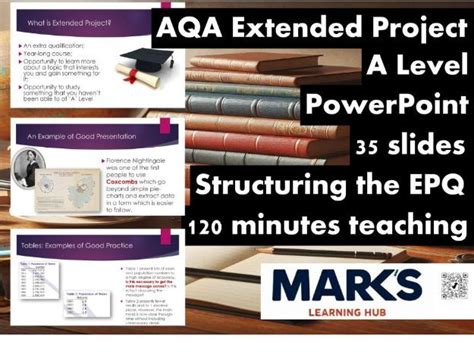 AQA Extended Project Qualification EPQ PowerPoint 6 Structuring The EPQ And Including