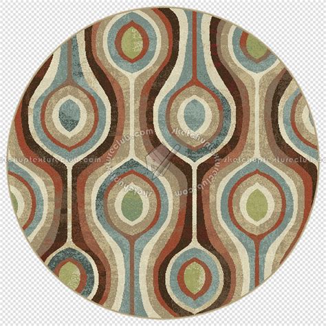 Vintage Patterned Round Rug Texture 20004 Vintage Patterned Round Rug Texture 20004