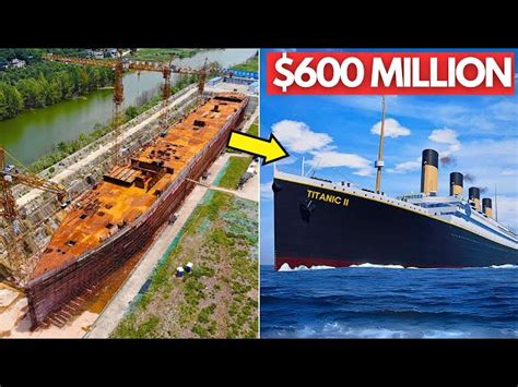 Titanic 2 Being Built Inside The Titanic Ii A Close Replica Of The