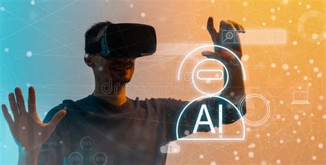 Artificial Intelligence Man Using Technology Smart Robot Ai Chatbot