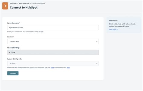 Custom Oauth Profiles Embedded Apply To Customer Workspaces Workato Docs