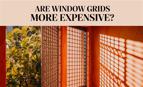 Are Window Grids More Expensive An Effective Guide