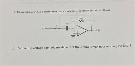 Solved 3 Figure Below Shows A Circuit That Has A Single