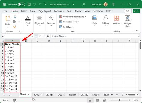 List All Sheets In Excel Formula And VBA Solutions Levels